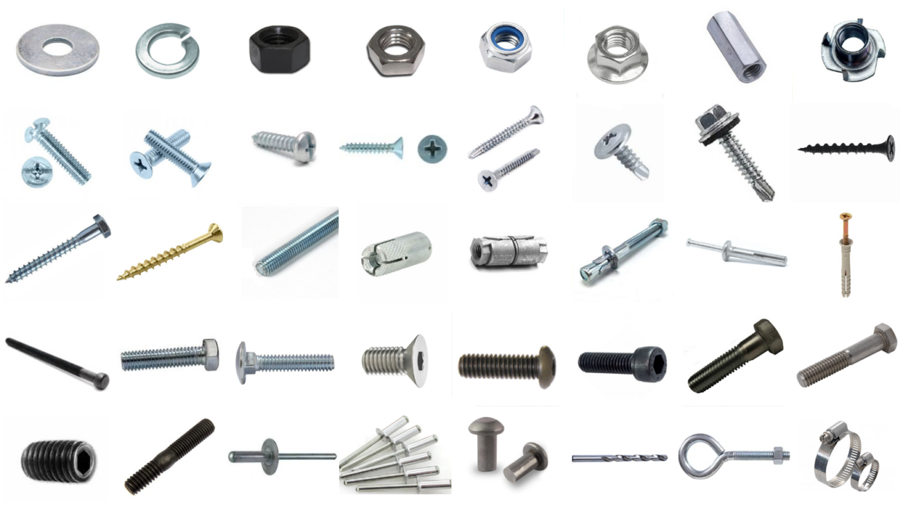 TORNILLOS, TUERCAS Y RONDANAS. - All tools & service